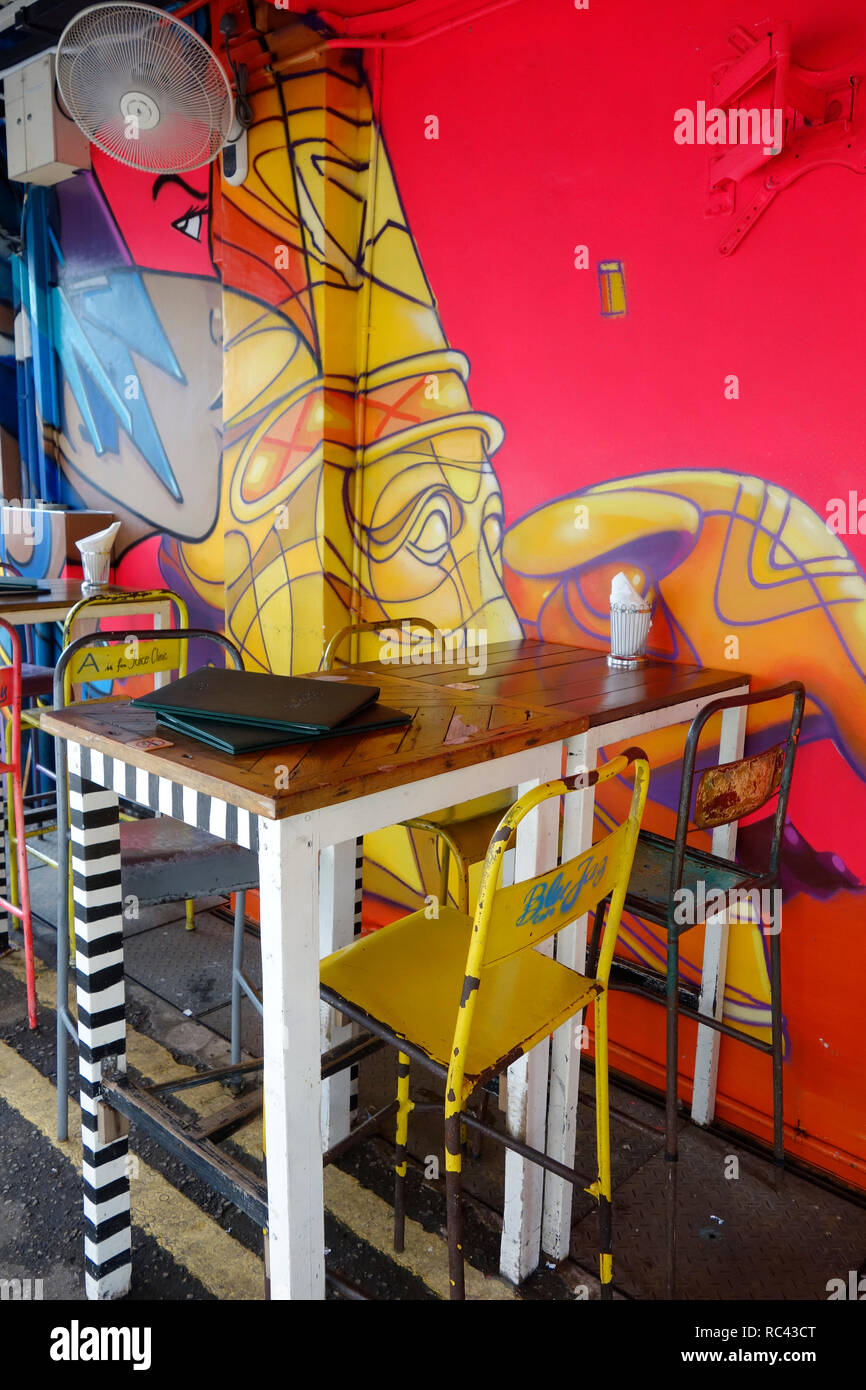 Mural haji lane hi-res stock photography and images - Alamy