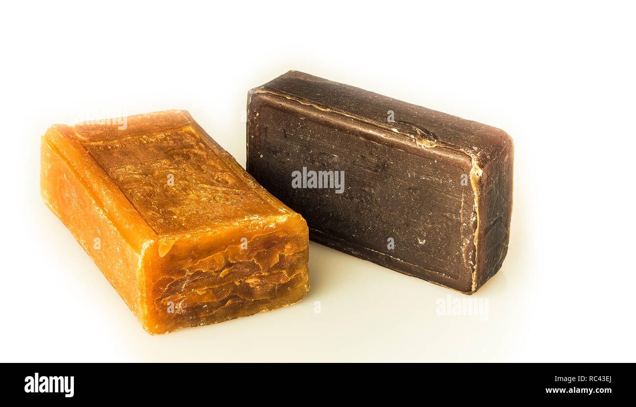assorted organic bar soap Stock Photo - Alamy