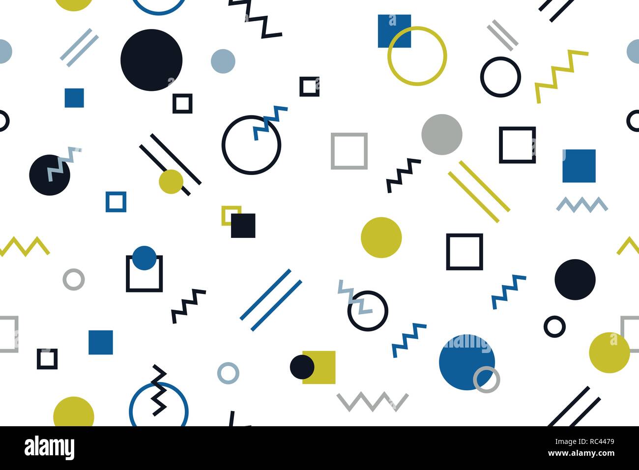 Seamless, abstract background pattern made with geometric shapes in ...