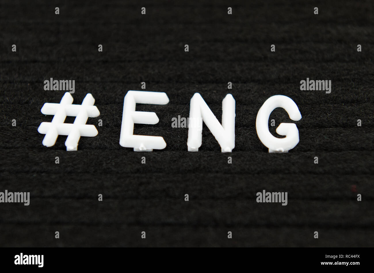 learn language sign on black background Stock Photo - Alamy