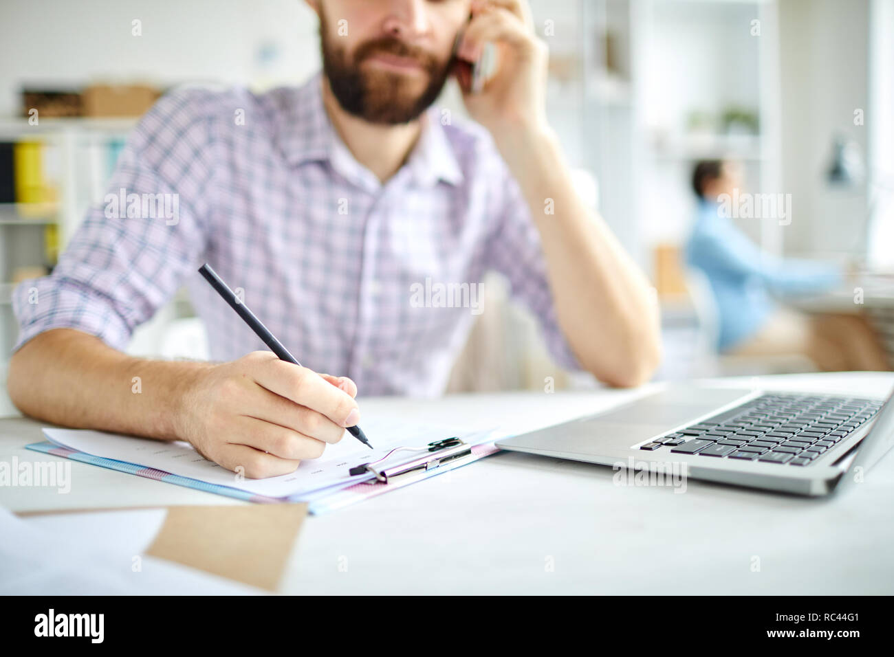Agent employee worker hi-res stock photography and images - Alamy