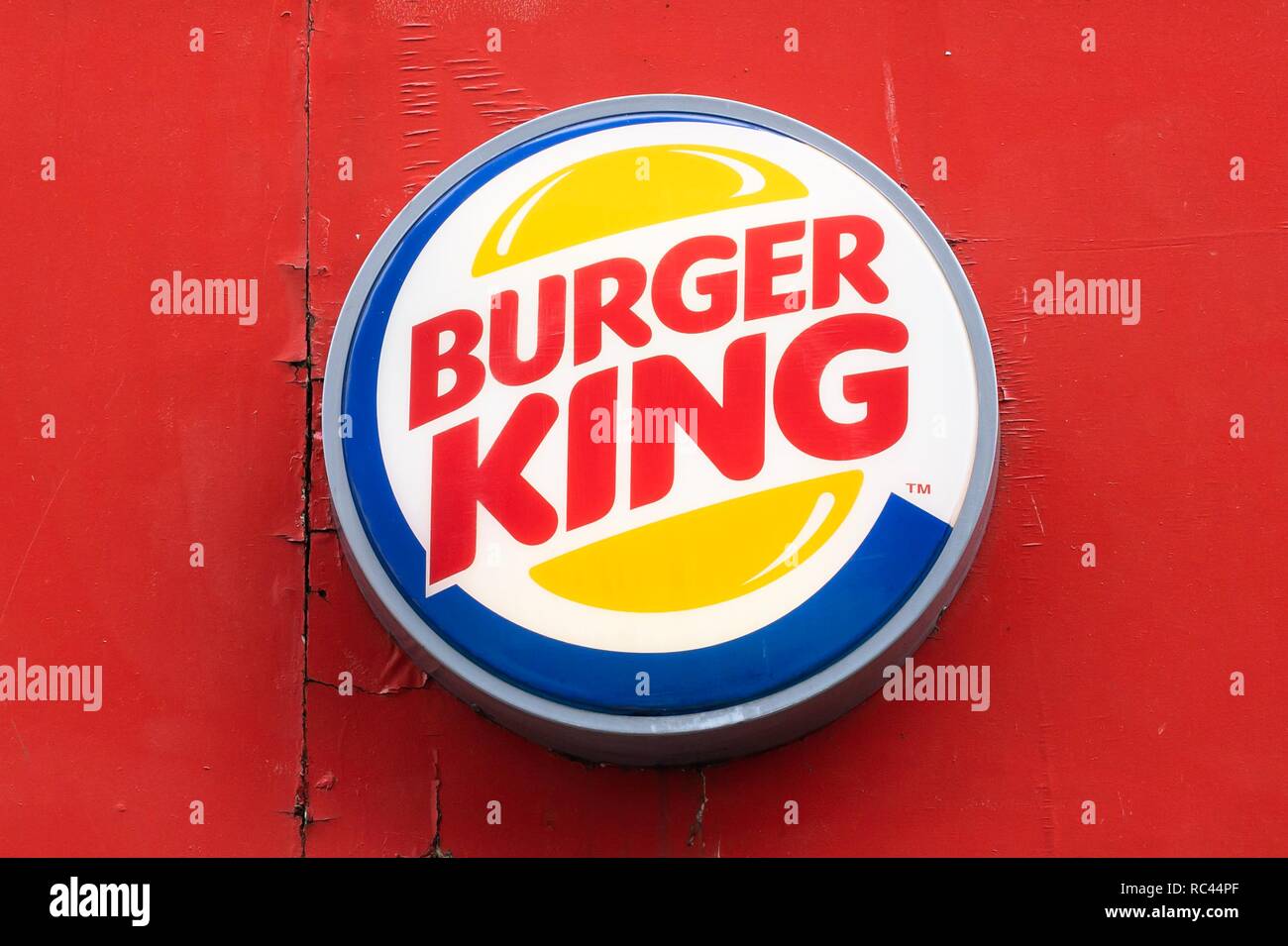 A Burger King sign in the UK Stock Photo - Alamy