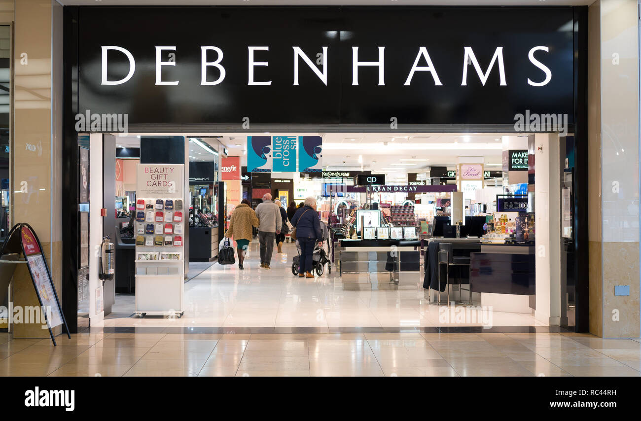 A Debenhams store in Cardiff, Wales, UK Stock Photo - Alamy
