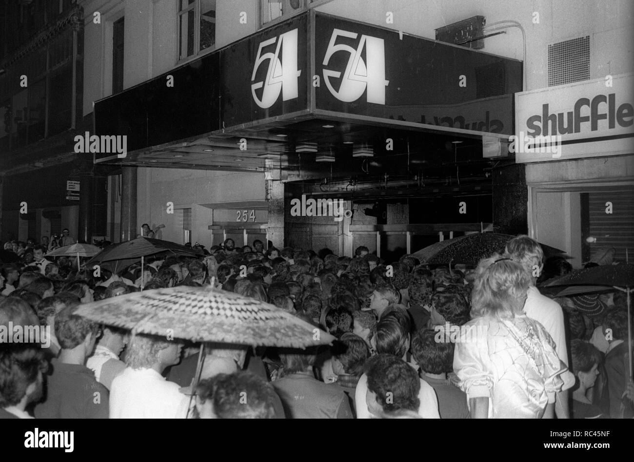 Studio 54 1978 Black and White Stock Photos & Images - Alamy