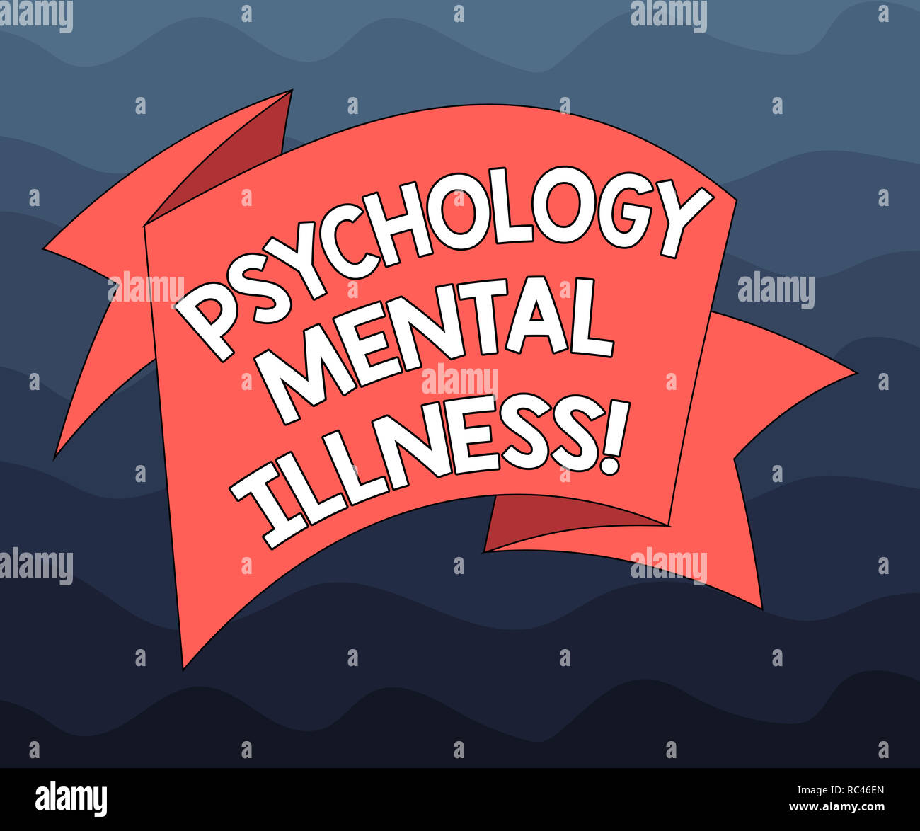 Writing note showing Psychology Mental Illness. Business photo ...