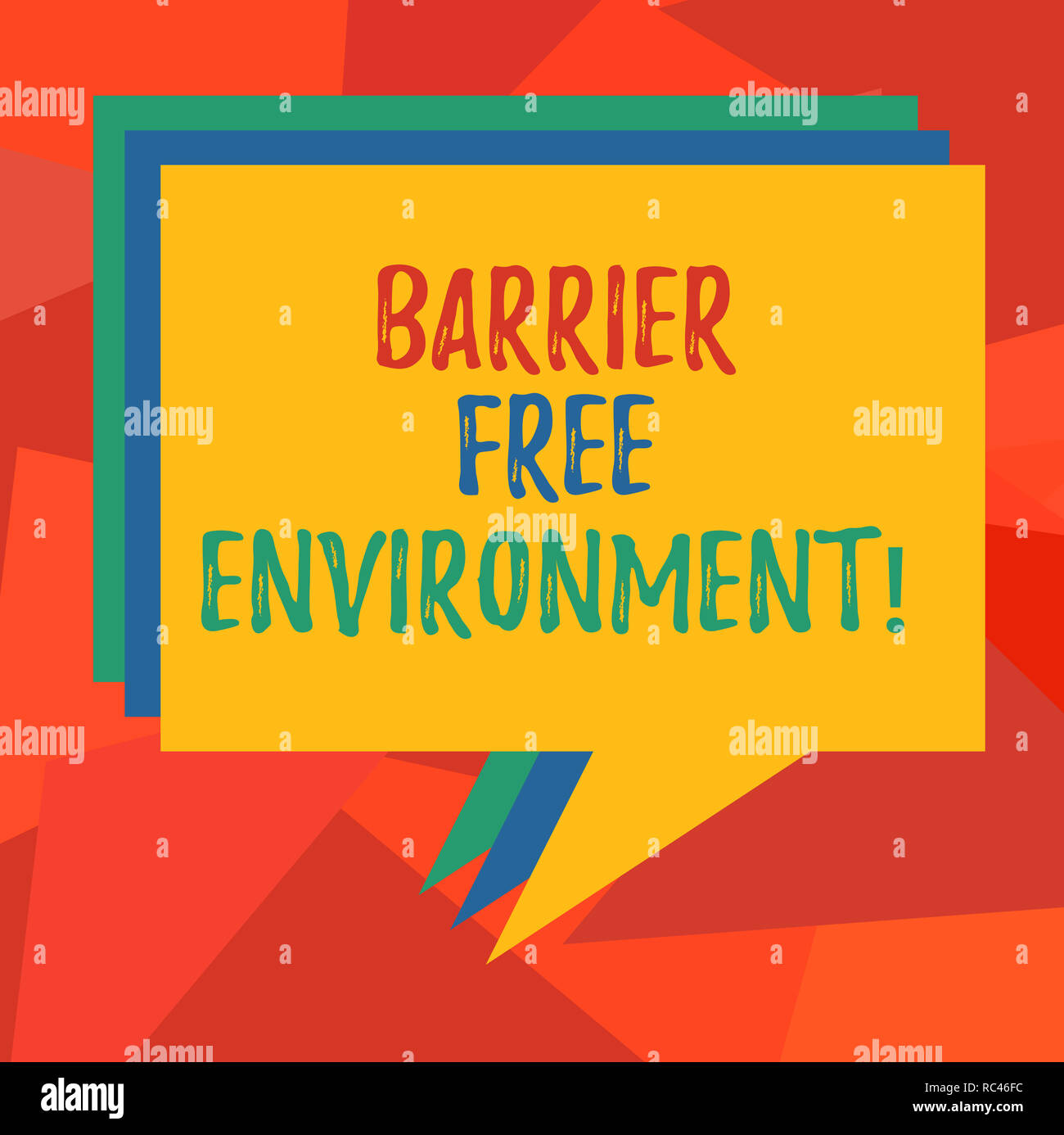 Word writing text Barrier Free Environment. Business concept for free ...