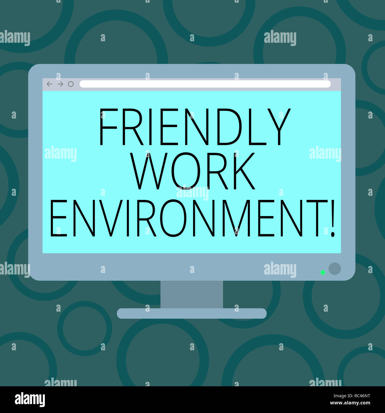 Writing note showing Friendly Work Environment. Business photo ...