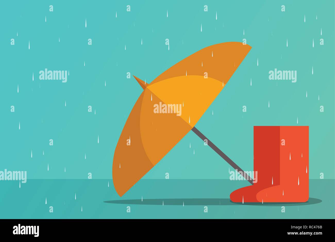 Umbrella vector art Stock Vector Images - Alamy