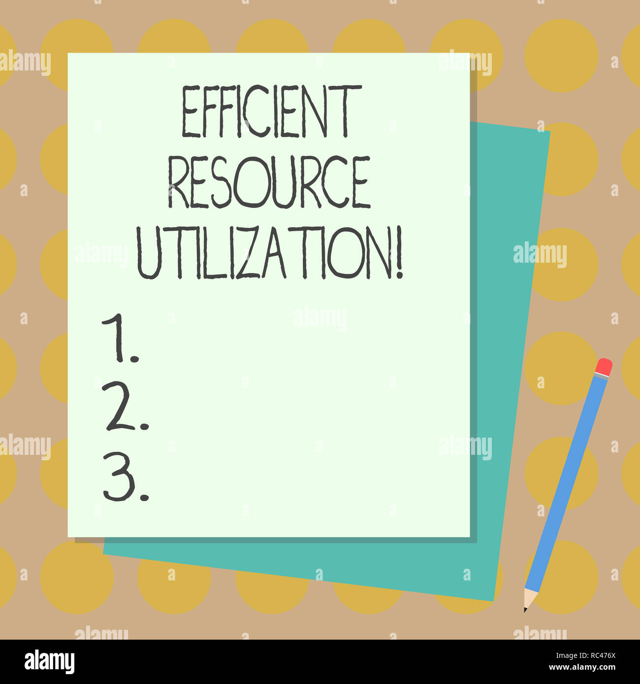 Text sign showing Efficient Resource Utilization. Conceptual photo ...