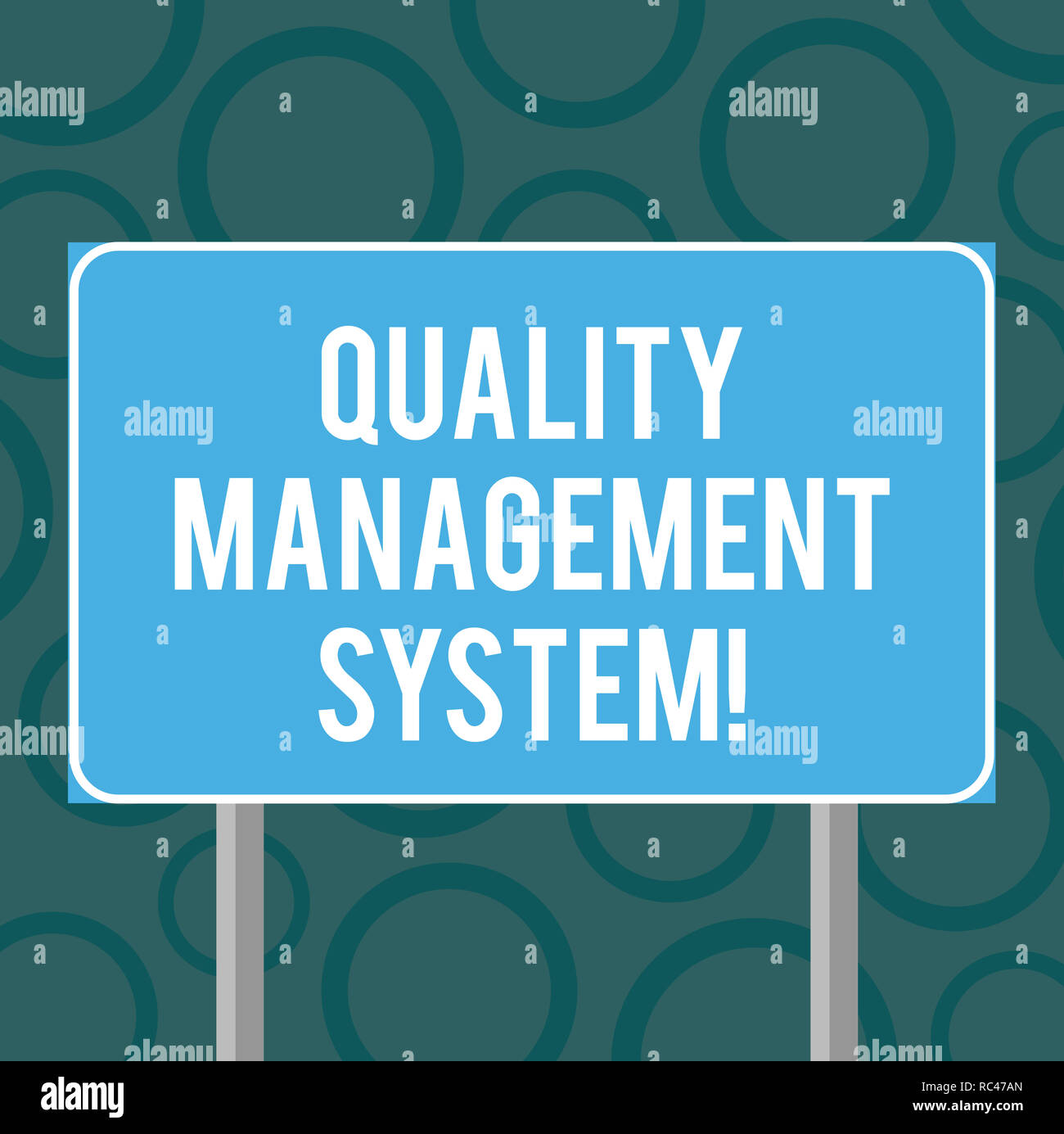 Writing note showing Quality Management System. Business photo ...