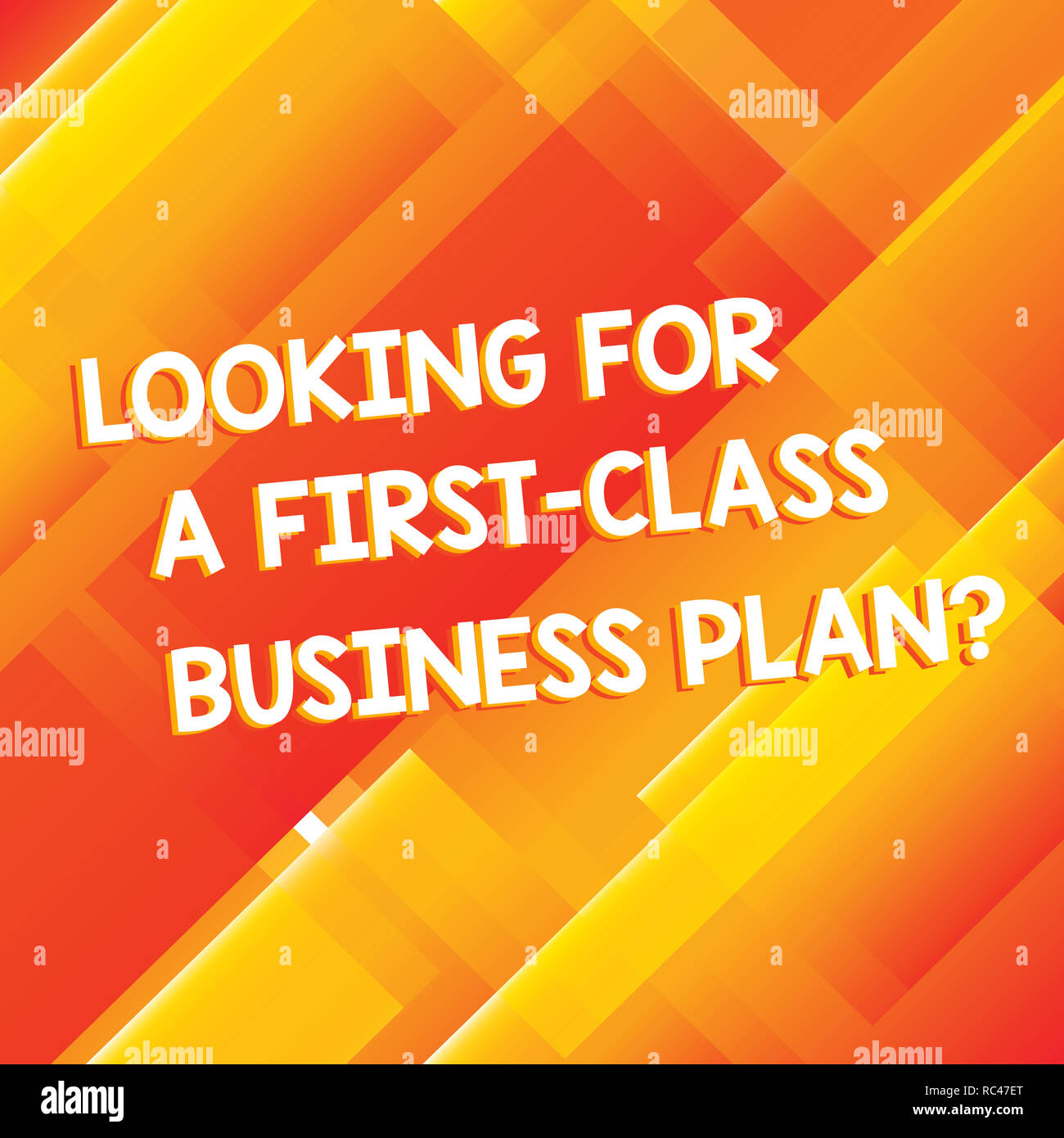 Conceptual hand writing showing Looking For A First Class Business Plan ...