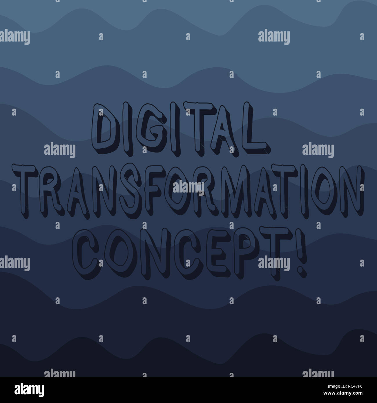 Handwriting text writing Digital Transformation Concept. Concept ...