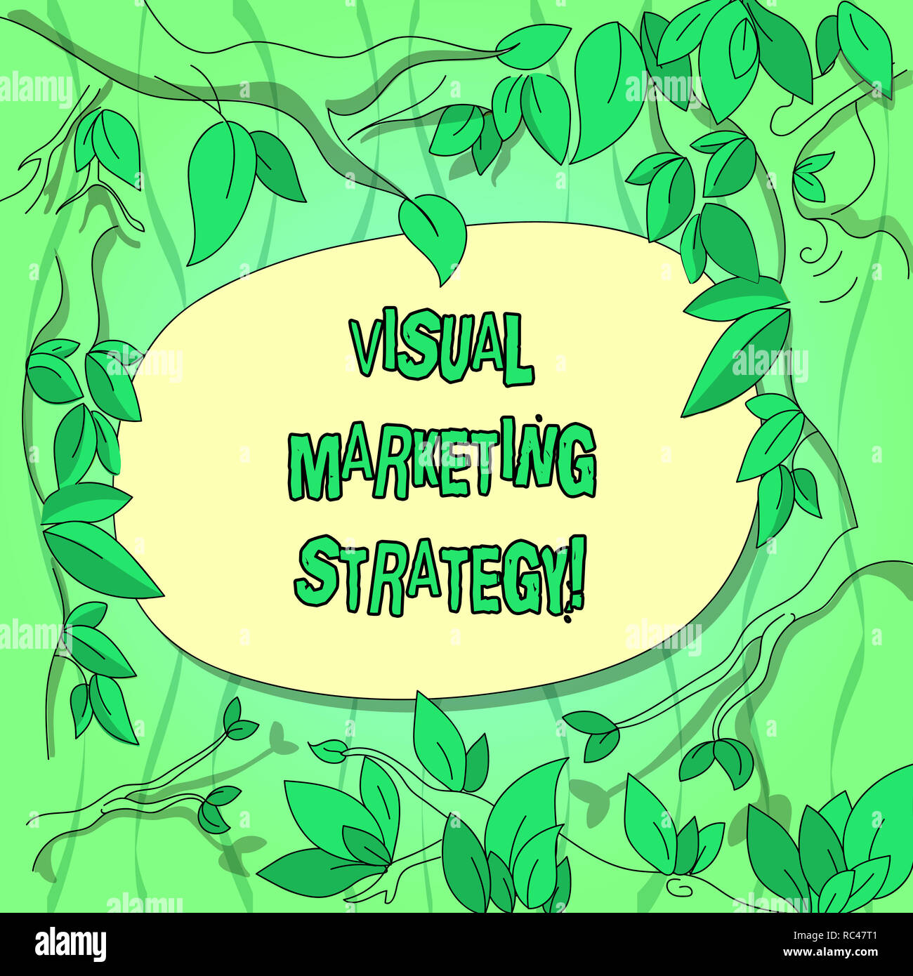 Handwriting text Visual Marketing Strategy. Concept meaning connecting ...