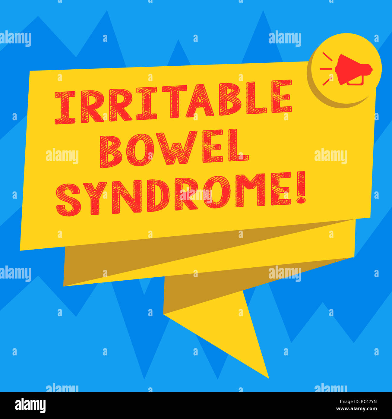 Text sign showing Irritable Bowel Syndrome. Conceptual photo Disorder ...