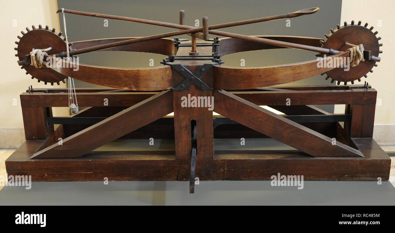 Drawn by leonardo da vinci hi-res stock photography and images - Alamy