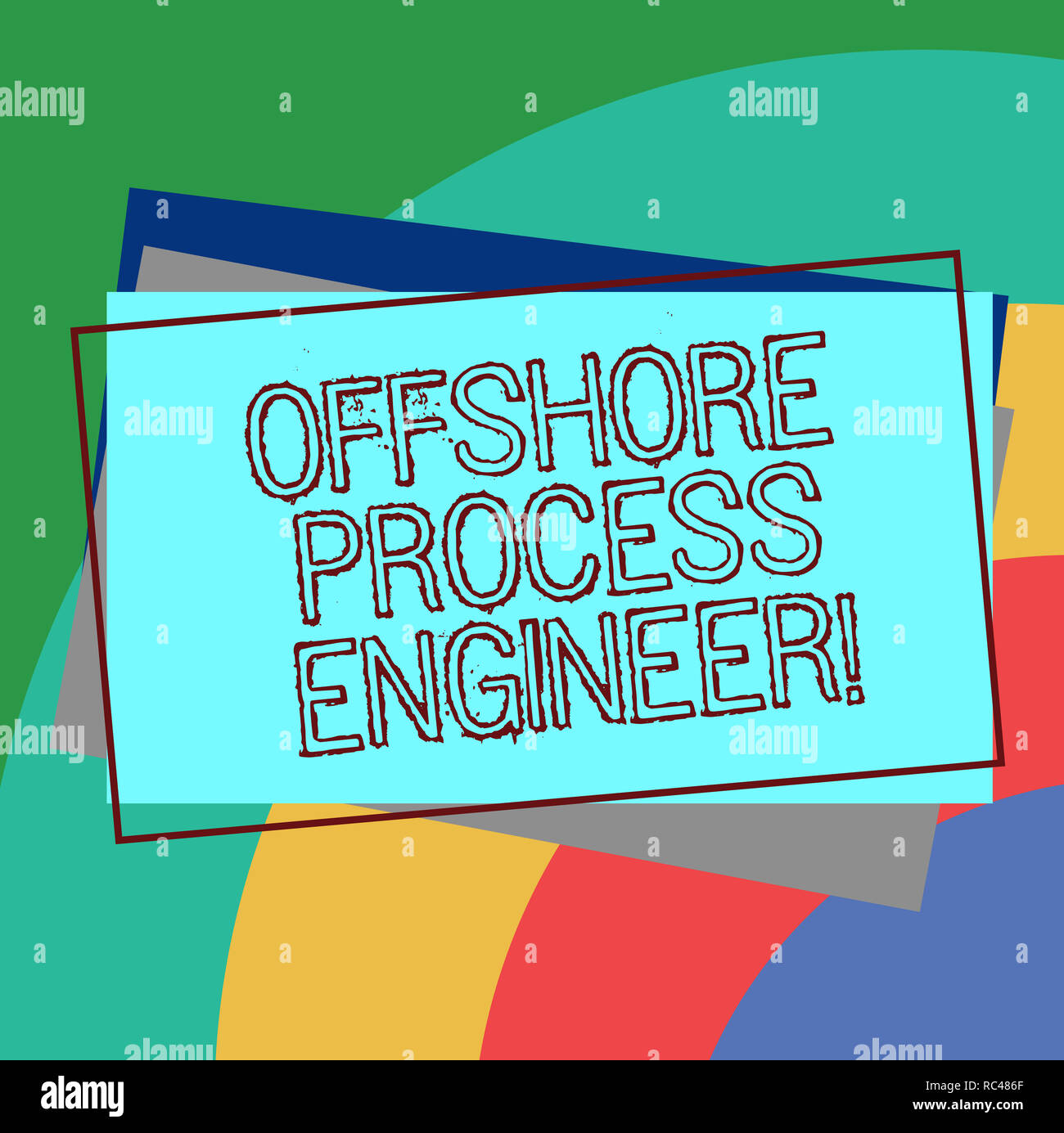 Text sign showing Offshore Process Engineer. Conceptual photo ...