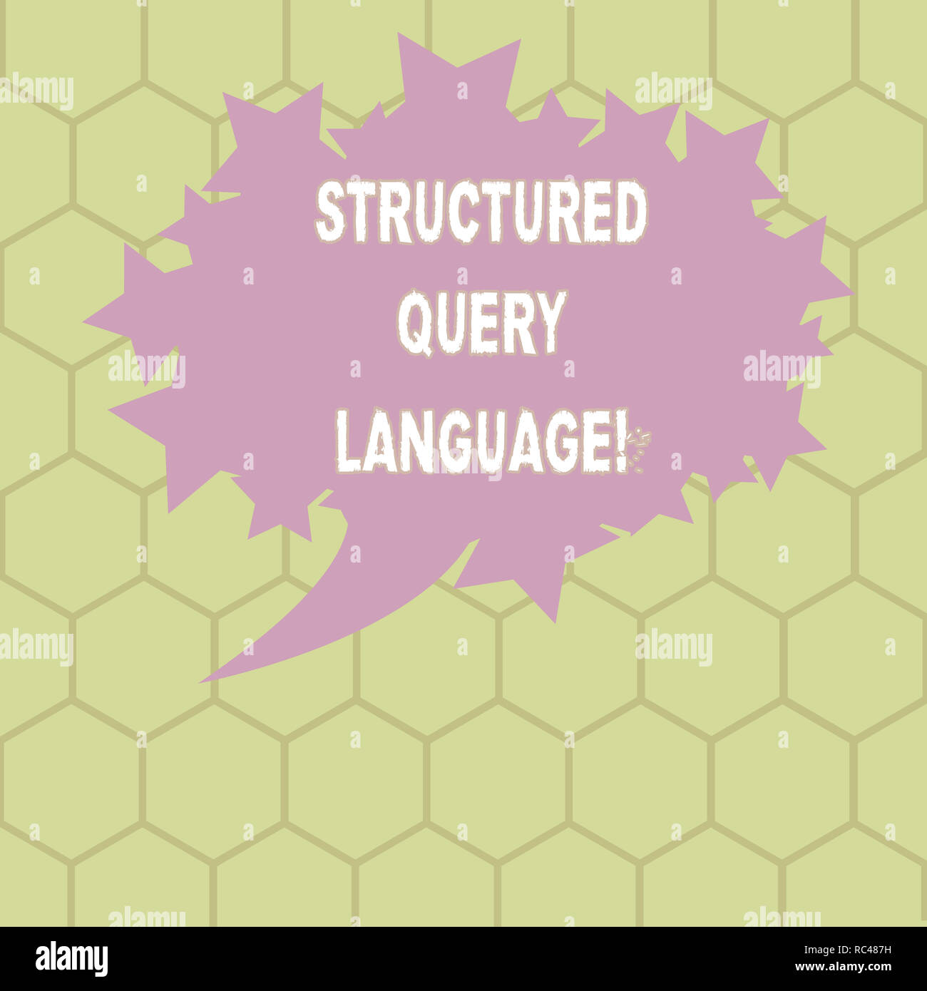 Conceptual Hand Writing Showing Structured Query Language Business Photo Text Computer Language