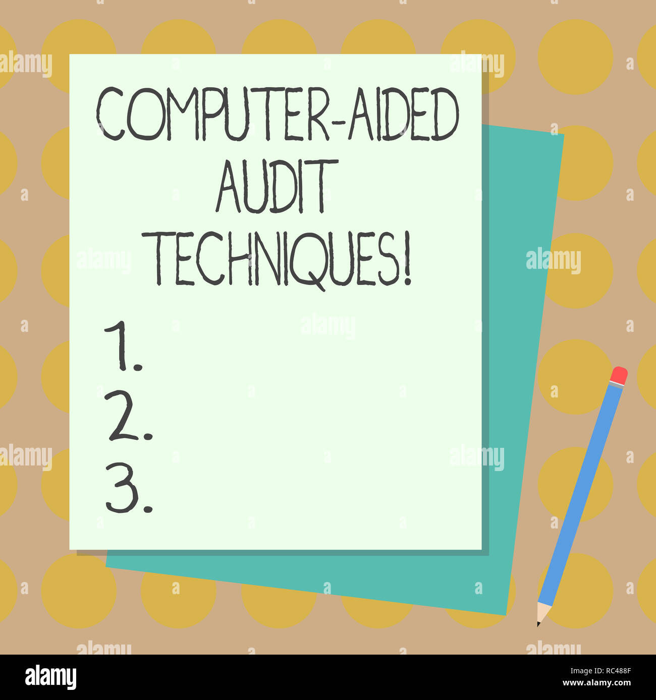 Text sign showing Computer Aided Audit Techniques. Conceptual photo ...