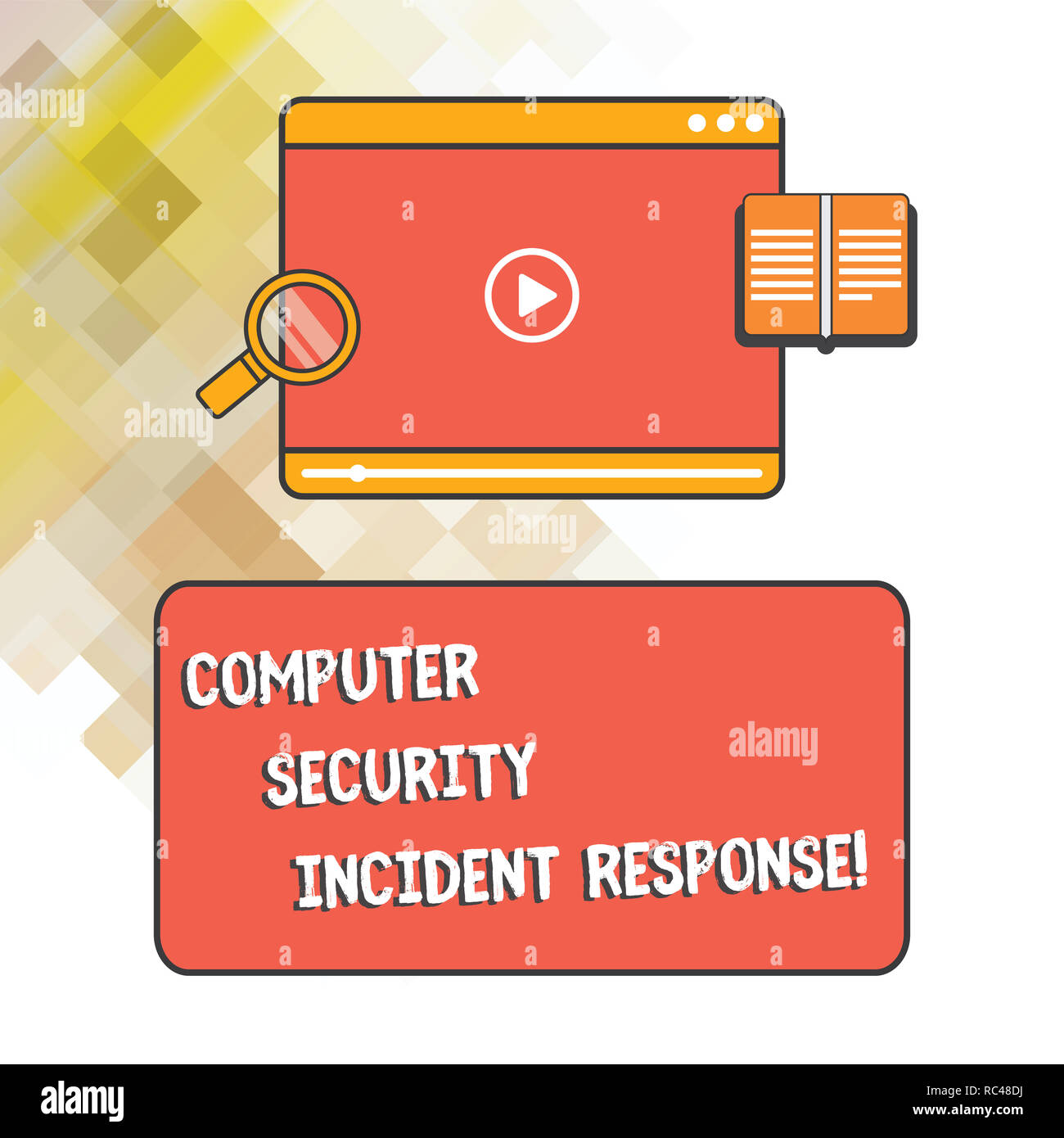 Word writing text Computer Security Incident Response. Business concept ...