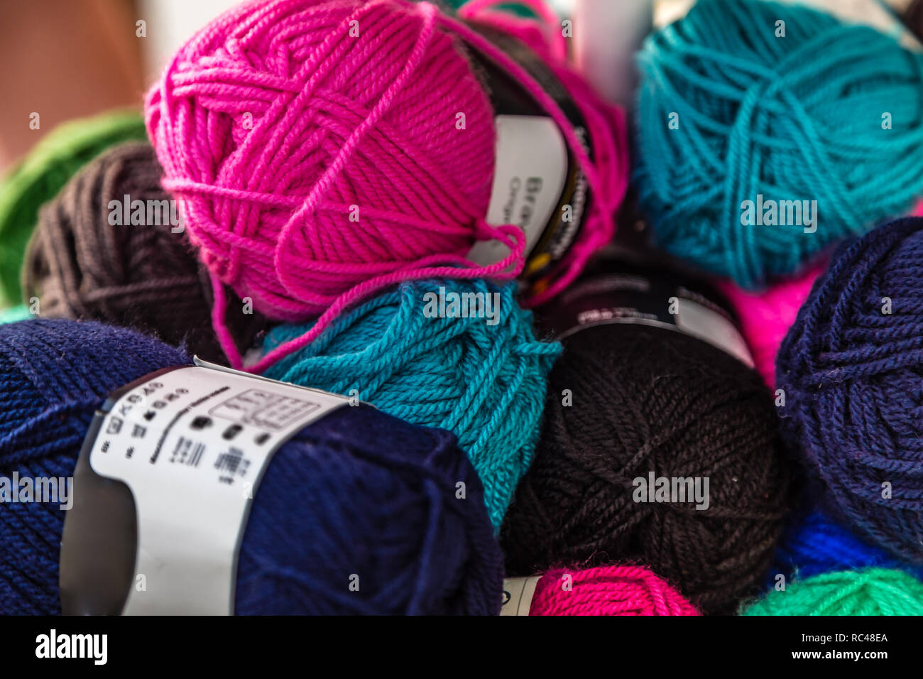Wools balls hi-res stock photography and images - Alamy