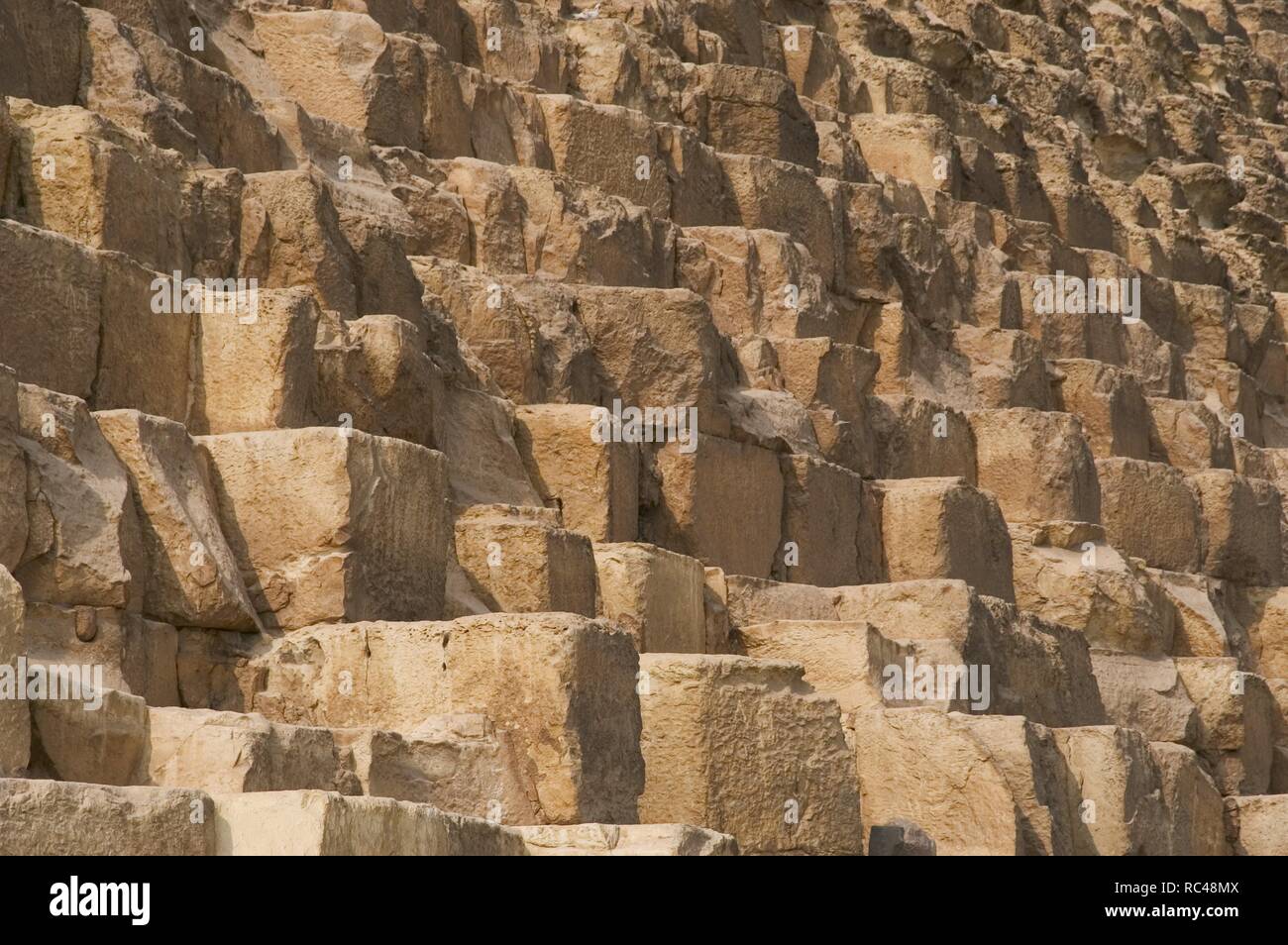 Egypt. Henutsen's pyramid at Giza. Limestone stones. Fourth-dynasty ...