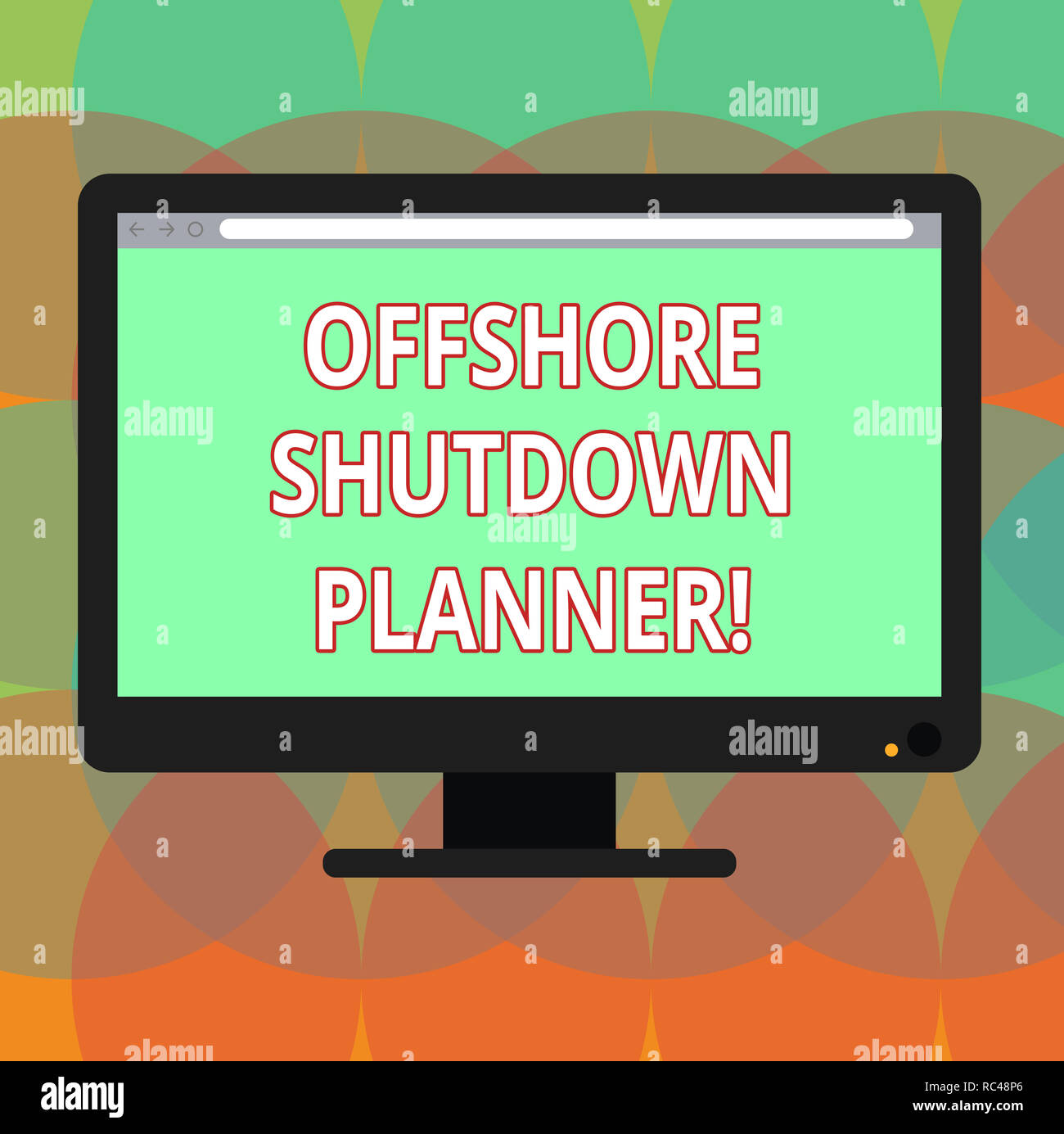 Word writing text Offshore Shutdown Planner. Business concept for ...