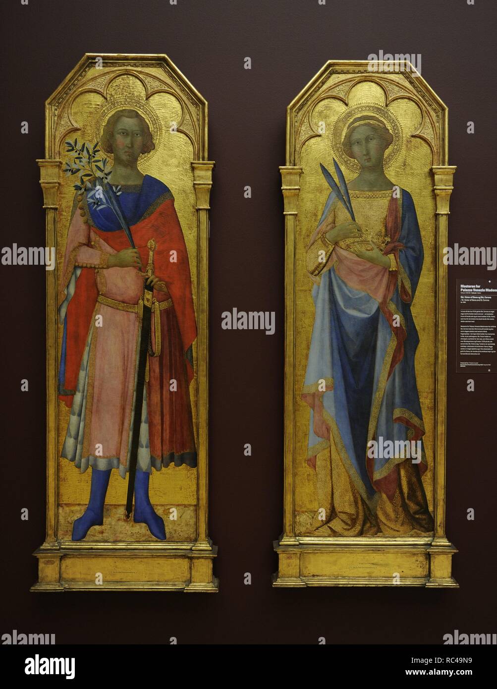 Master of Palazzo Venezia Madonna (1340-1360). Italian painter. Saint ...