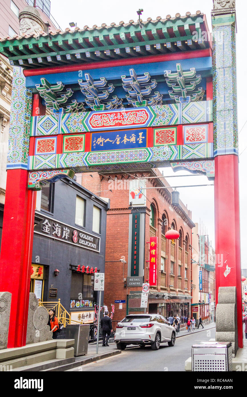 Little Bourke Street Melbourne Stock Photos & Little Bourke Street ...