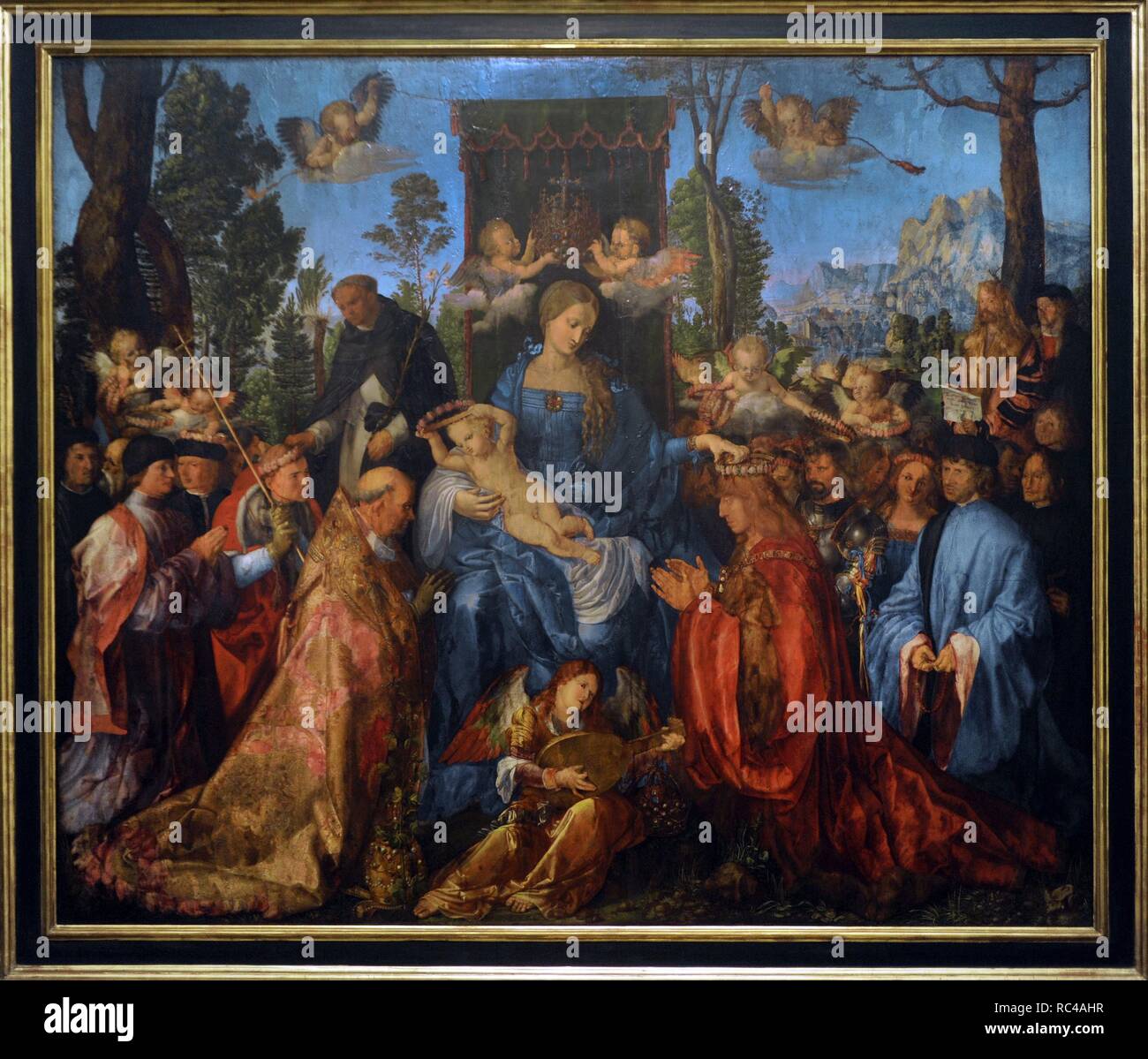 Albrecht Durer (1471-1528). German painter. The Feast of the Rosary ...