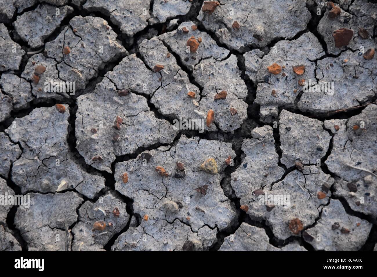 Dry soil abstract background. Drought. Gray dry soil. Soil background ...