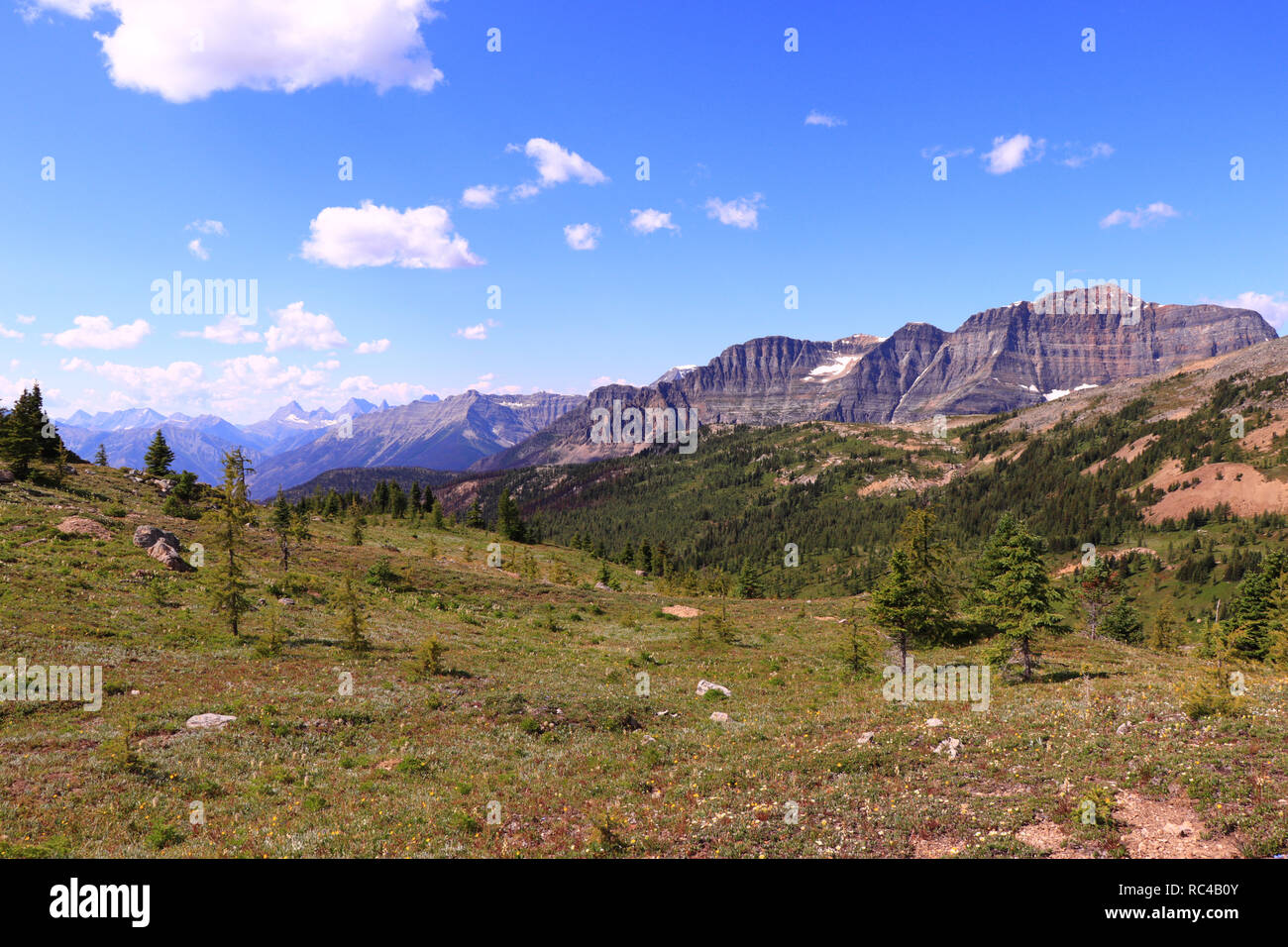 Sunshine Meadows in Banff National Park, The Rocky Mountains. Alberta ...