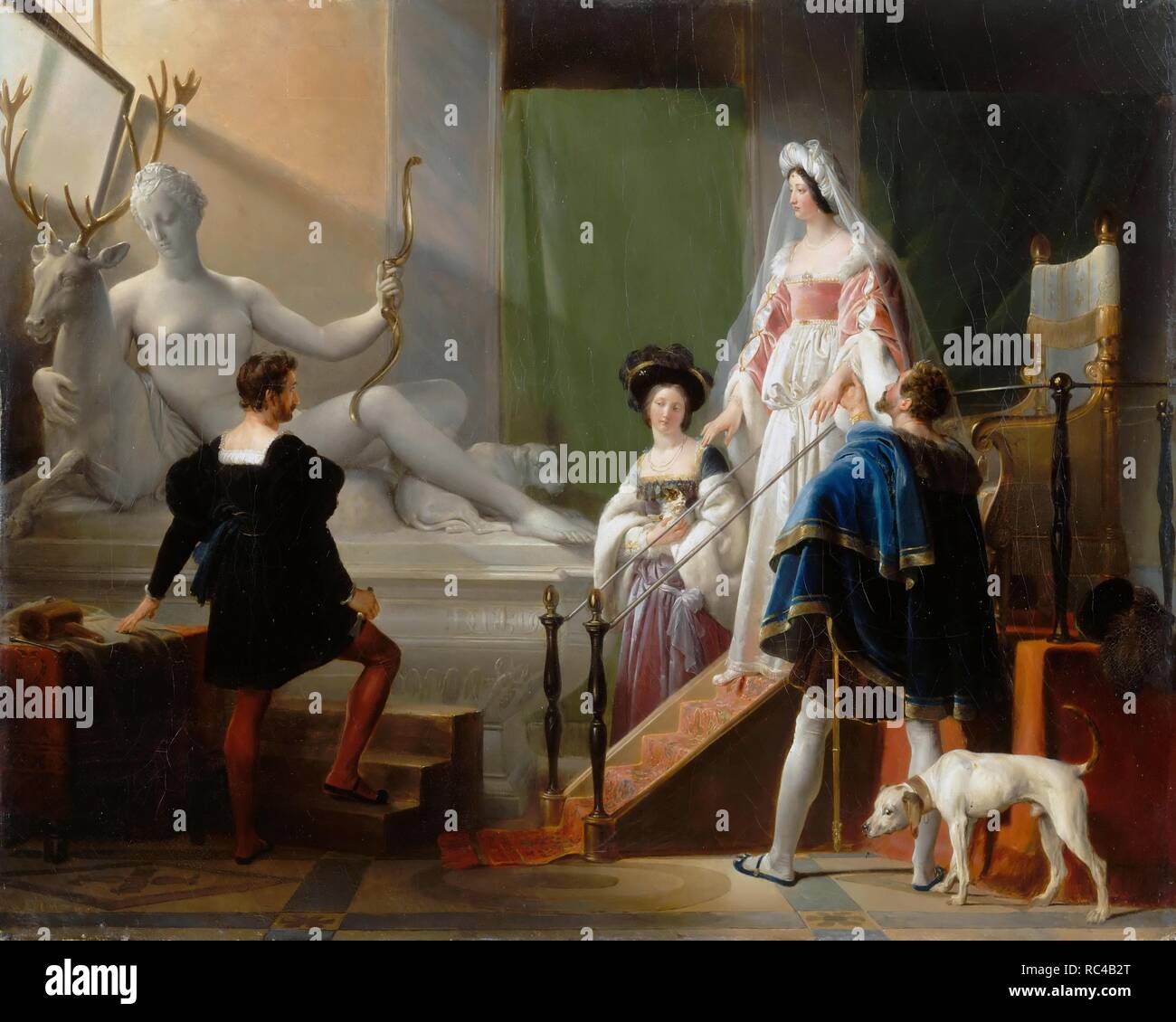 Diane de Poitiers Visiting Jean Goujon. Museum: Musee du Louvre, Paris ...