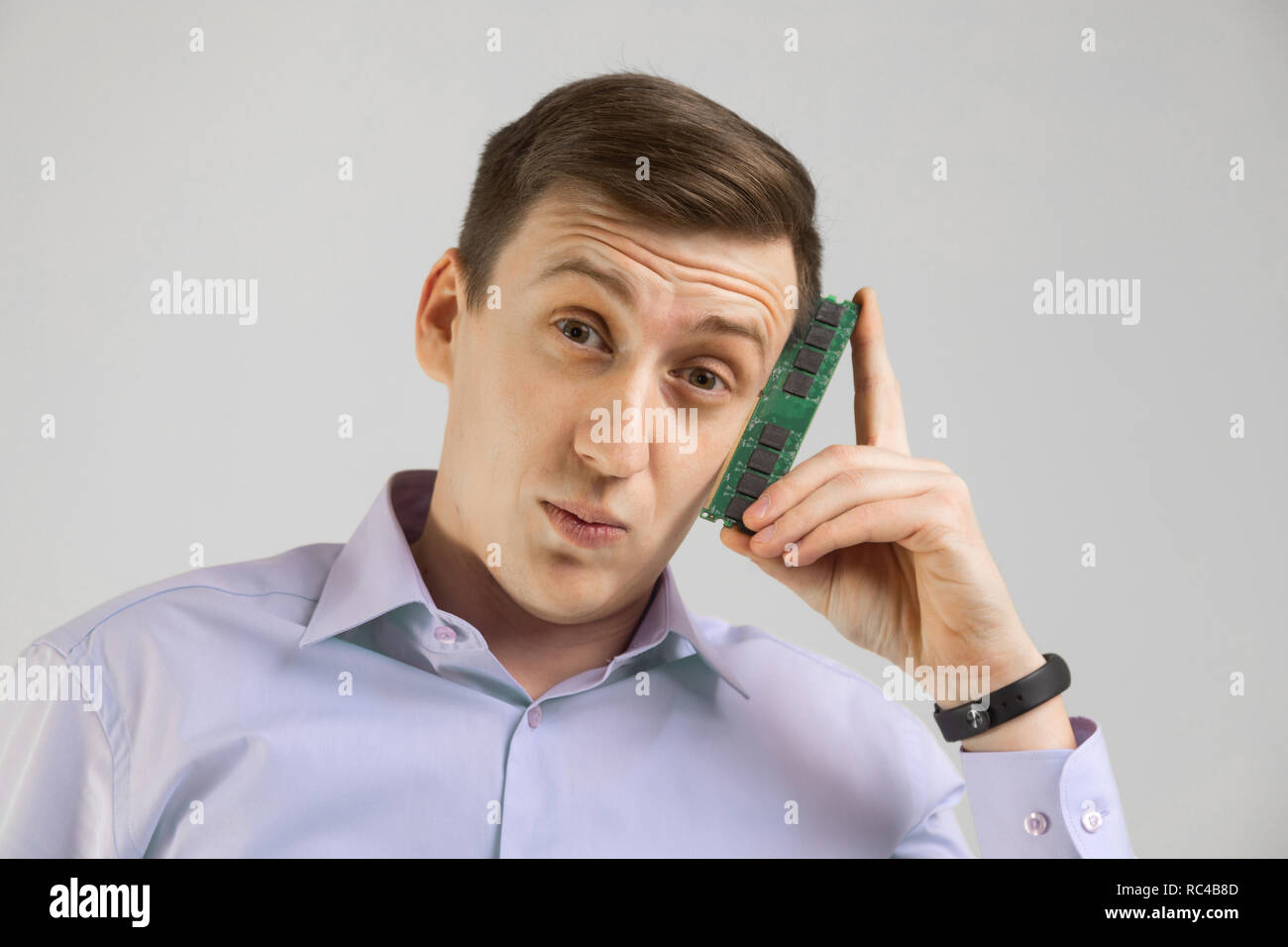 Head lean hi-res stock photography and images - Alamy