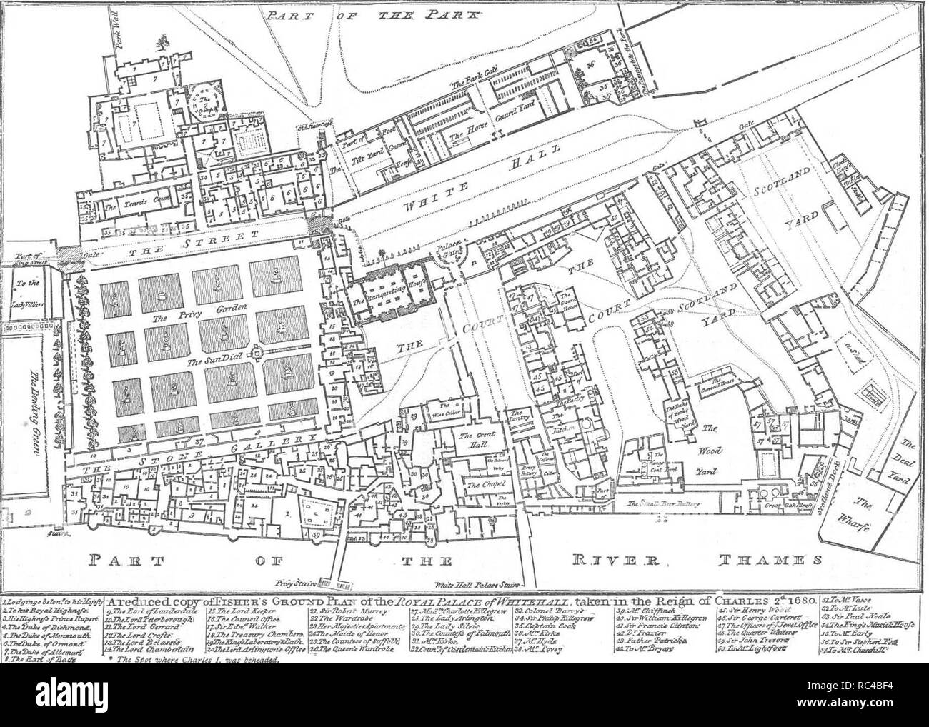 Map Of Whitehall High Resolution Stock Photography and Images - Alamy
