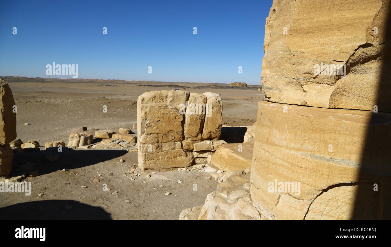 in africa sudan soleb the antique temple of the black pharaohs in the ...