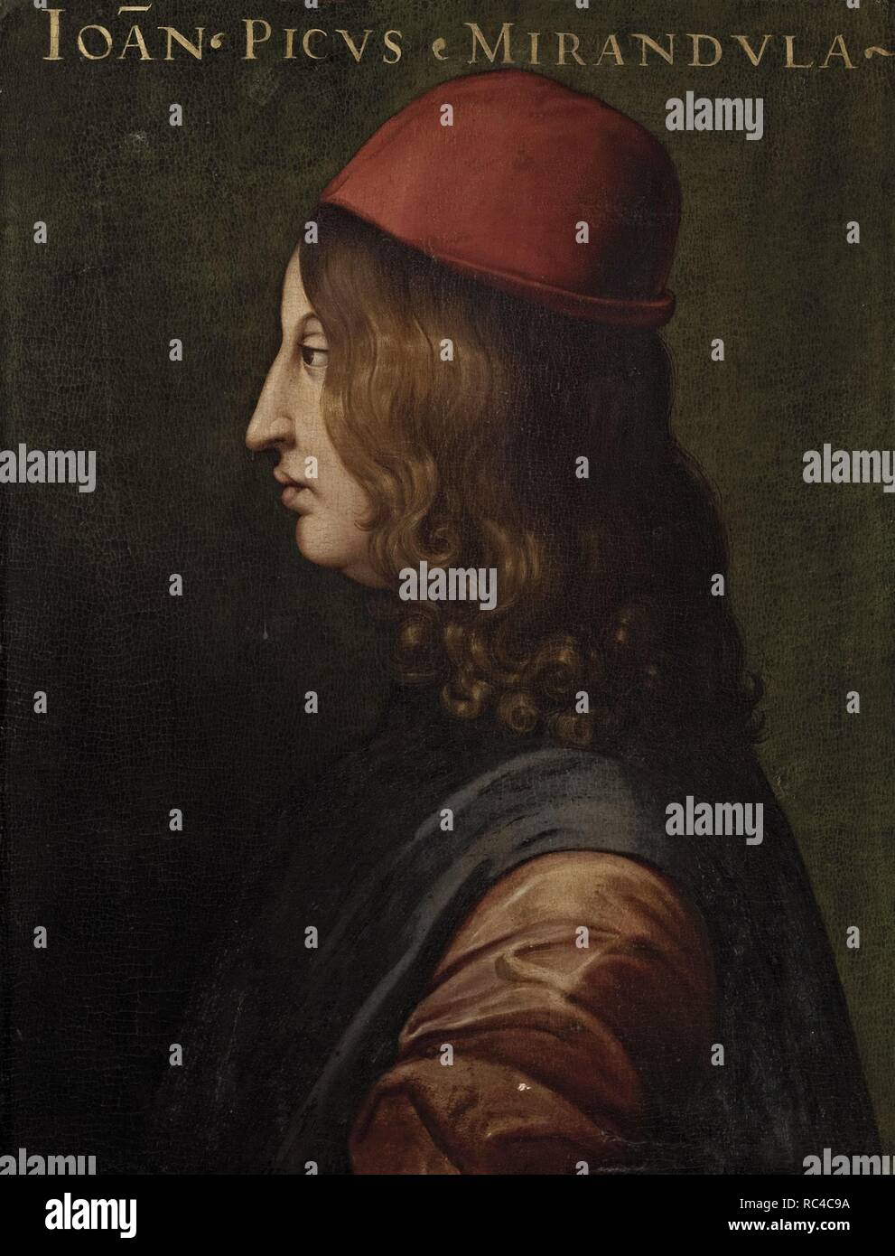 Portrait of Giovanni Pico della Mirandola (Giovio Series). Museum ...