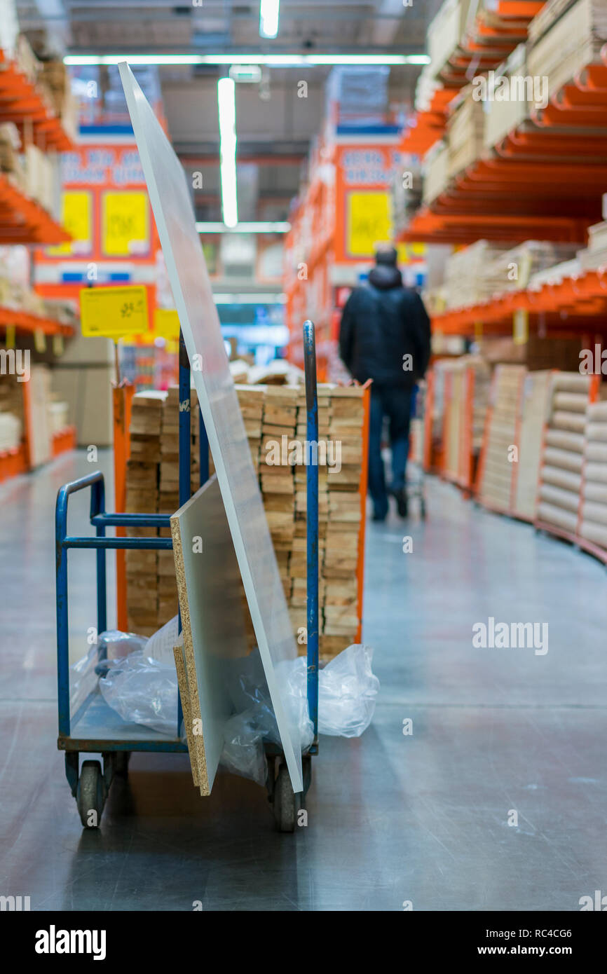 Loaded hand carts hi-res stock photography and images - Alamy
