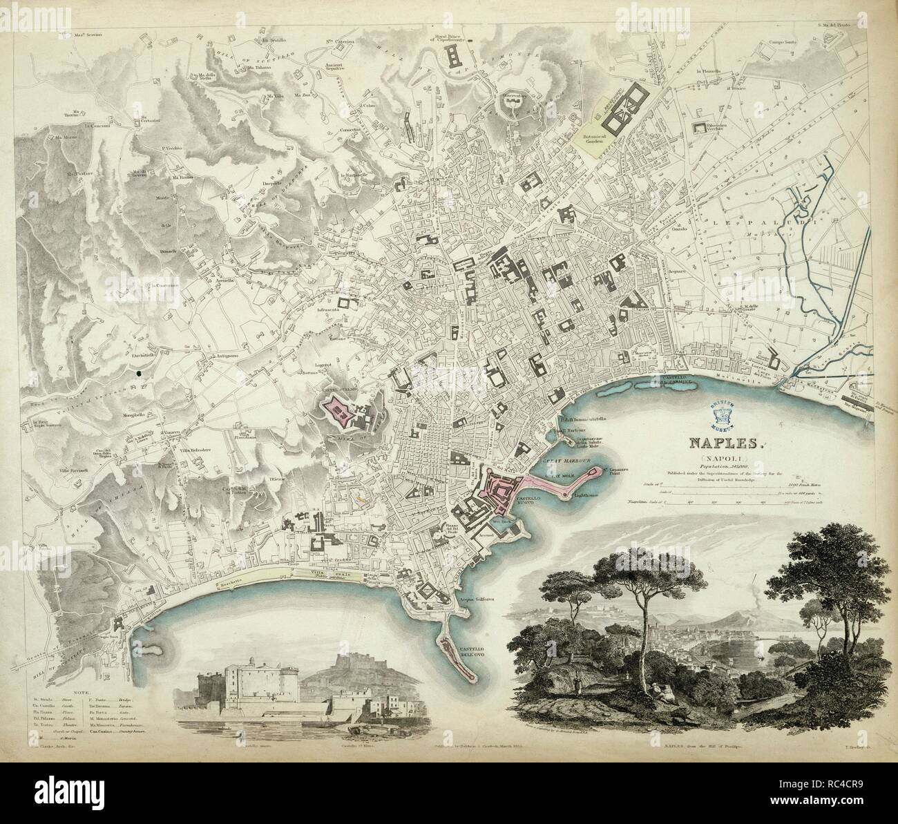 Naples. [A Series of Maps, Modern and Ancient, under the s. London ...
