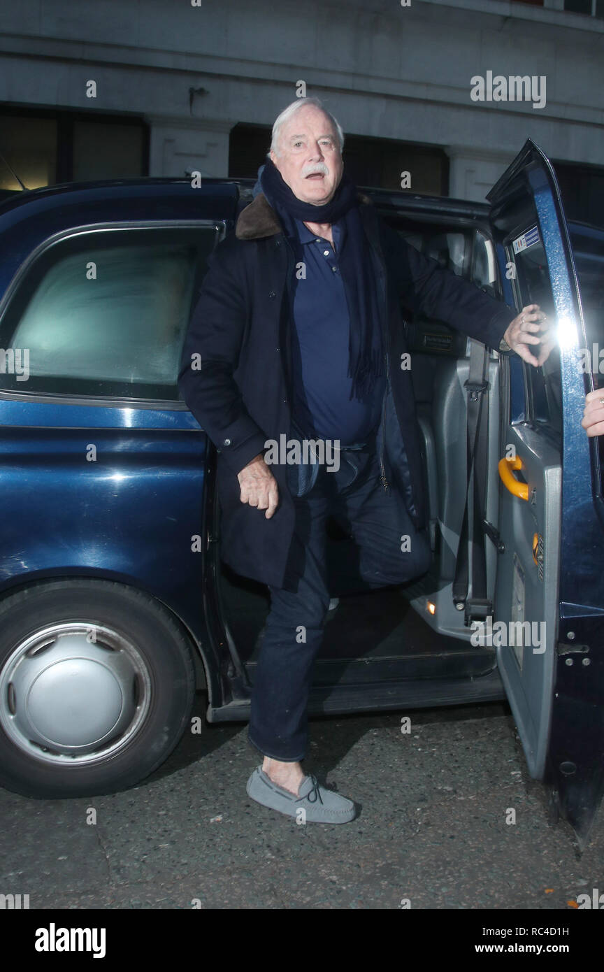 John Cleese arriving at Wogan House in London to guest on Zoe Ball's ...