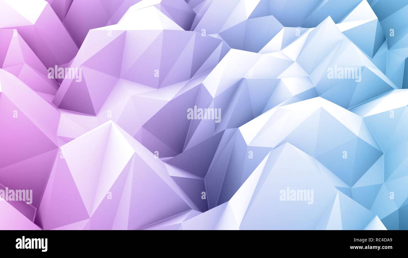 a colorful 3d rendering of Low poly Background Stock Photo - Alamy