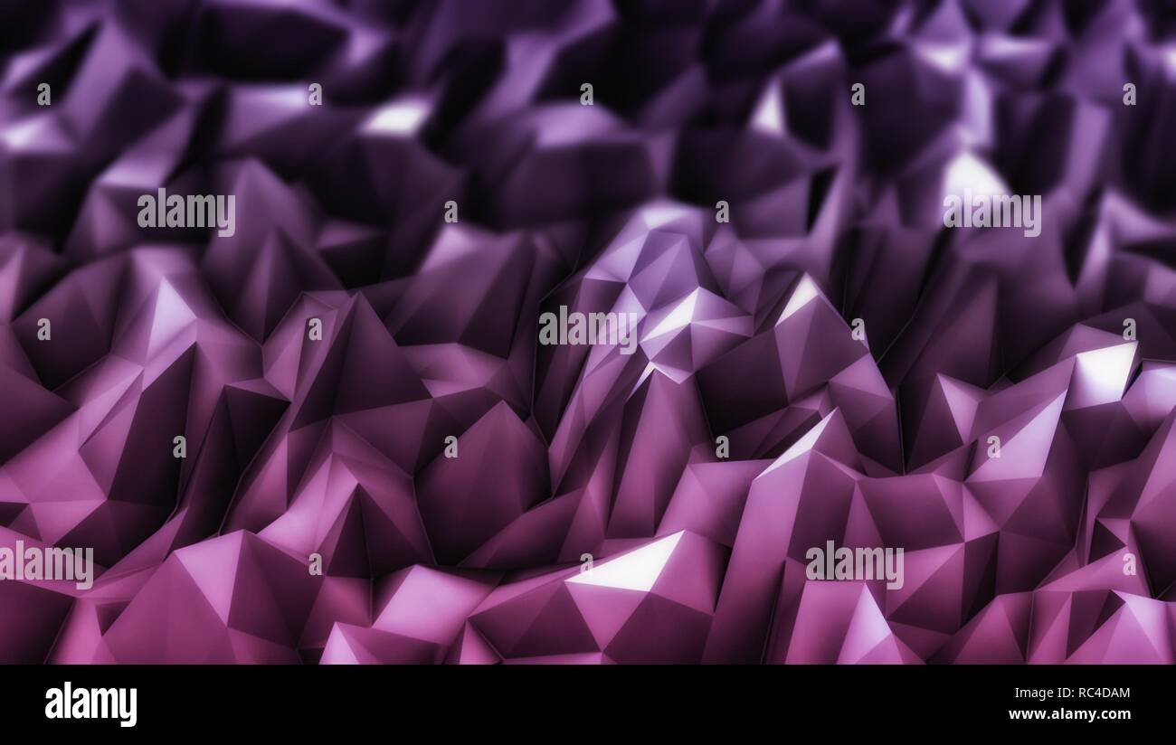 3d rendering purple origami hi-res stock photography and images - Alamy