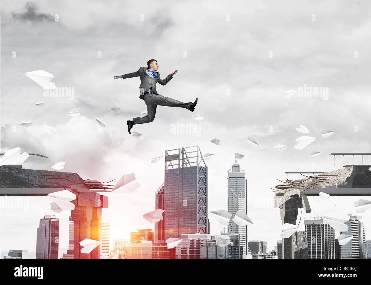 Problem and difficulties overcoming concept Stock Photo - Alamy