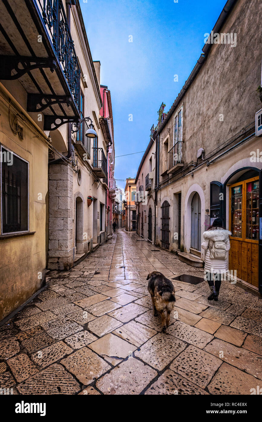 Italy Basilicata Venosa Via Vittorio Emanuele II Stock Photo - Alamy