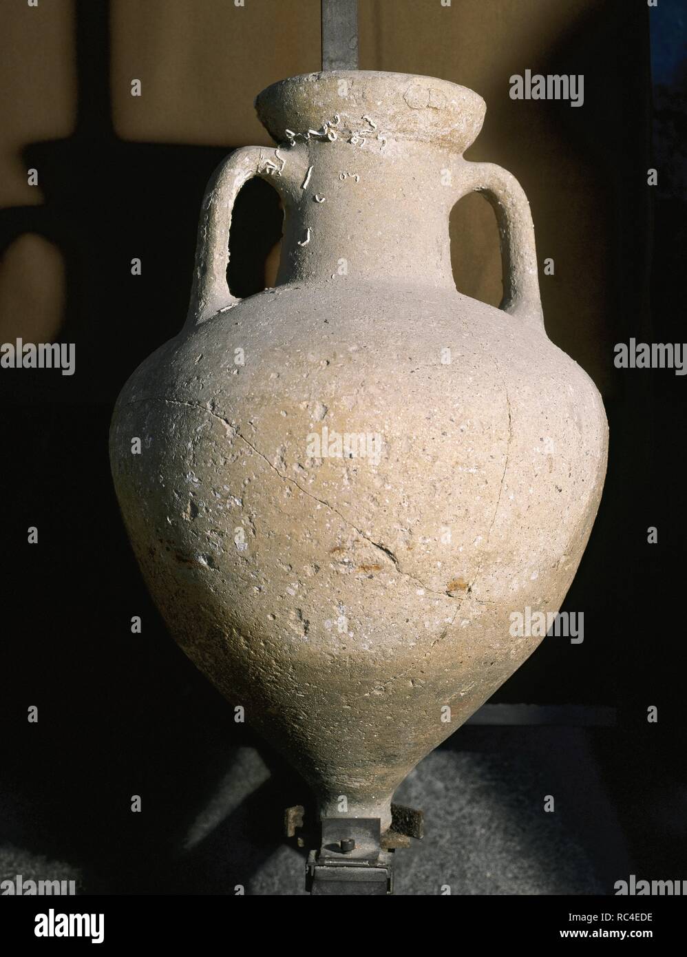 Greek Art. Spain. Amphora Massaliote to contain wine. 5th-3rd Centuries ...