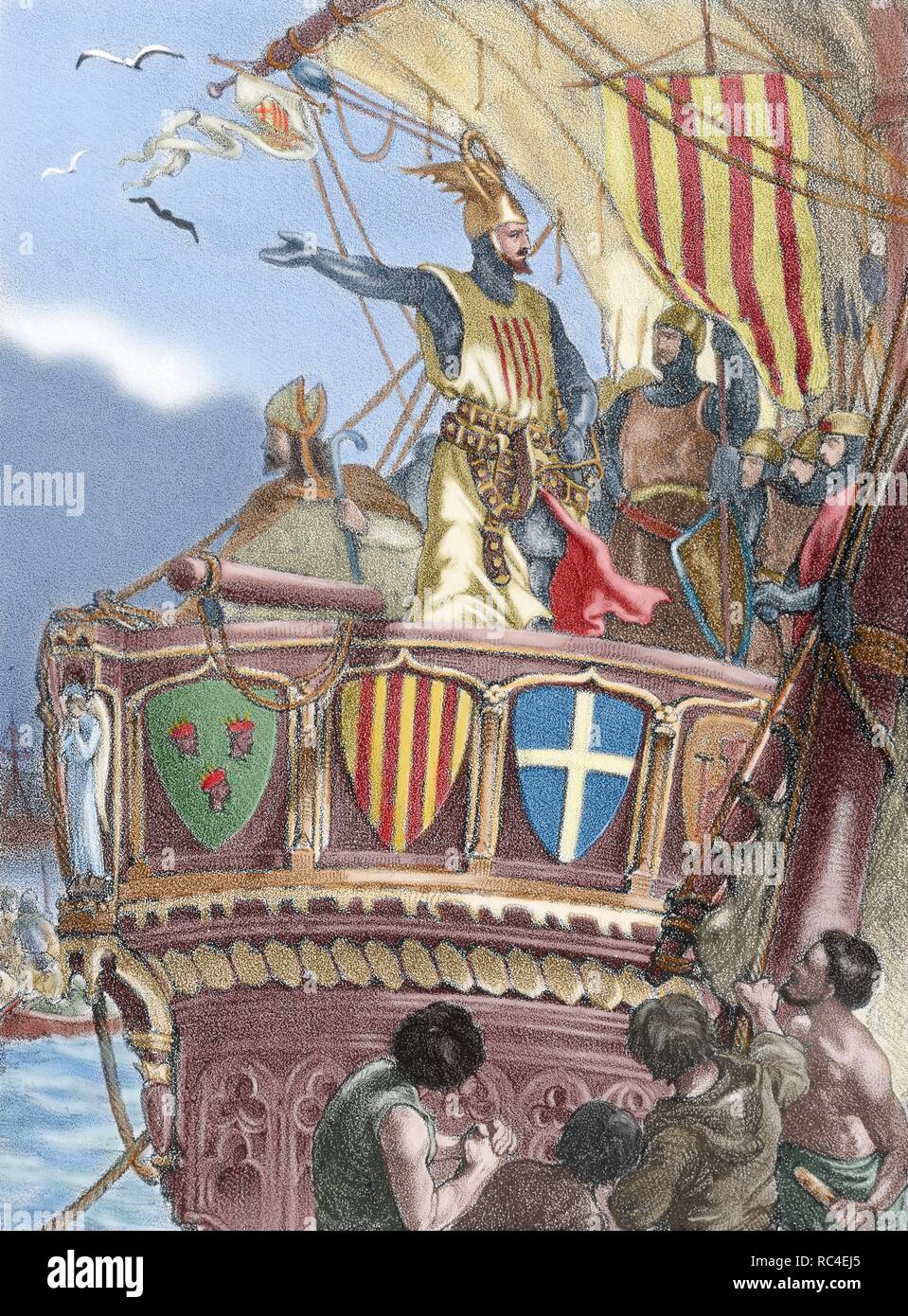 Jaume i conqueror statue hi-res stock photography and images - Alamy