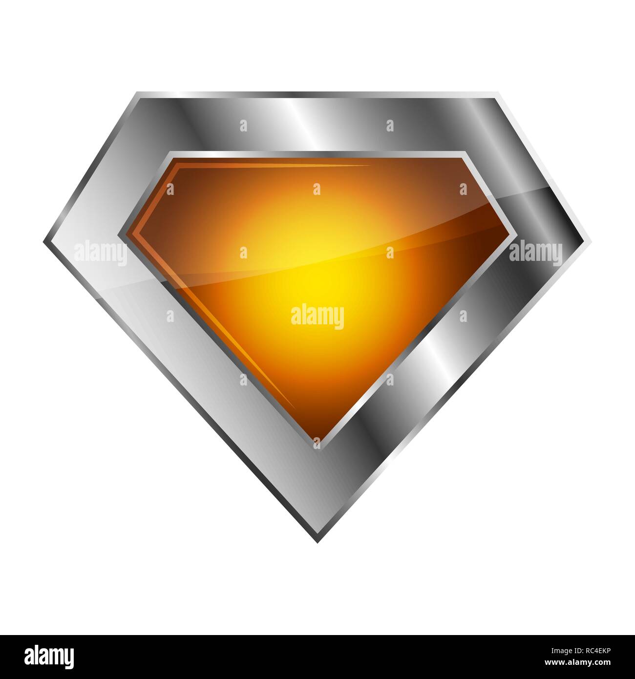 Superman Diamond Outline