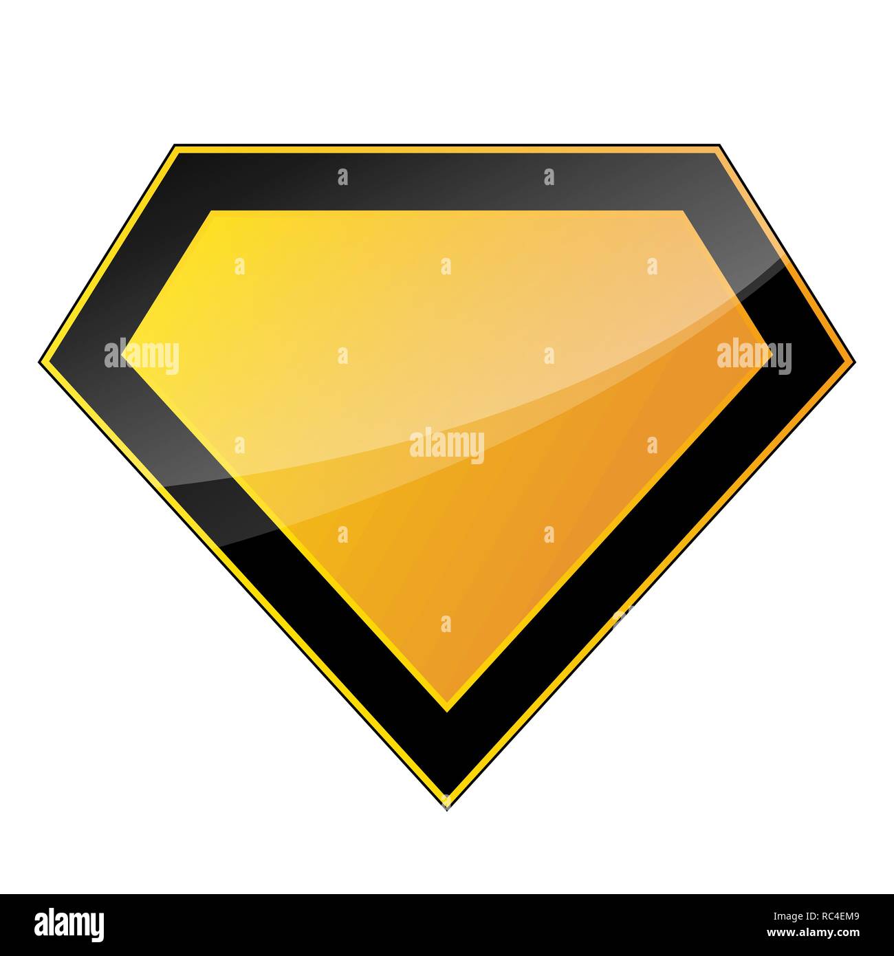 Bright superhero color logo on white background. Vector illustration ...