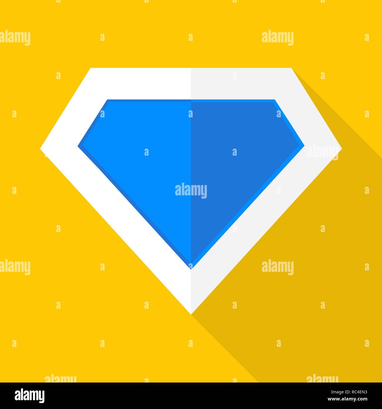 Bright superhero color logo on white background. Vector illustration ...