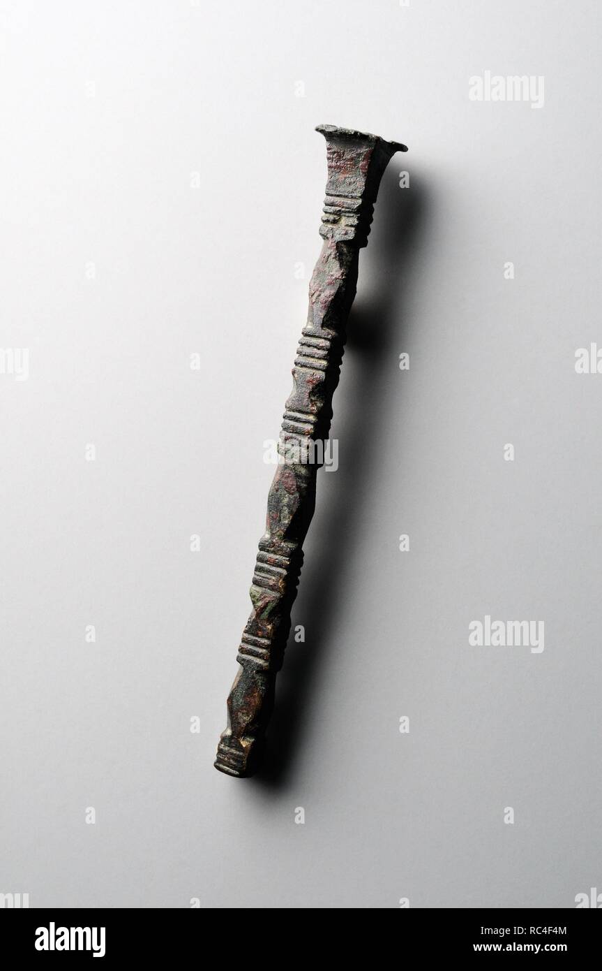 Nail shaped with incised rhomboid hi-res stock photography and images ...