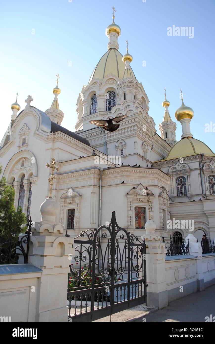 Ukraine. Sevastopol. Pokrovsky Orthodox Cathedral. Exterior. Built from ...